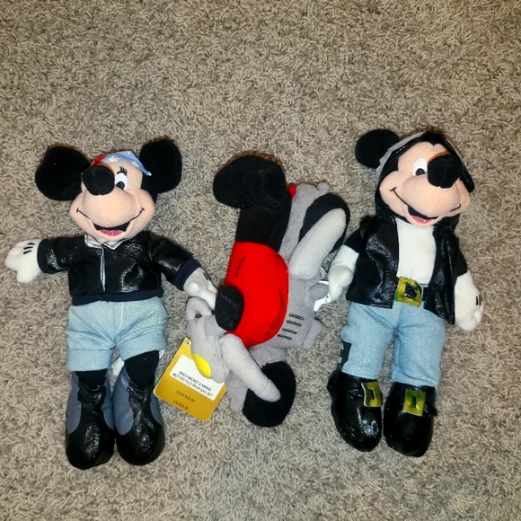 Disney | Other | Biker Mickey And Minnie Mouse Set | Poshmark